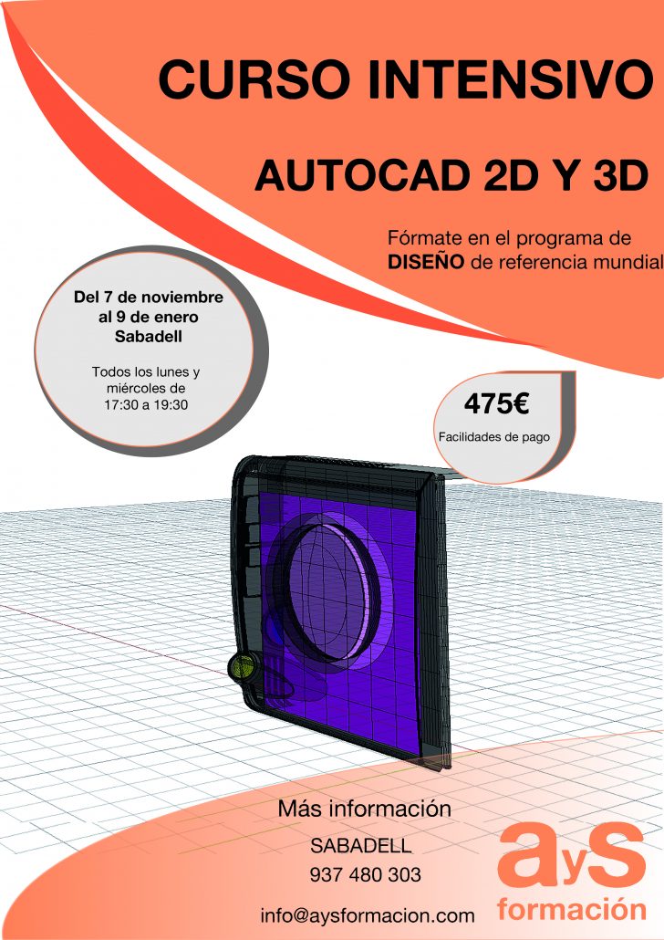 Curso intensivo de Autocad 2D y 3D - Grupo AyS